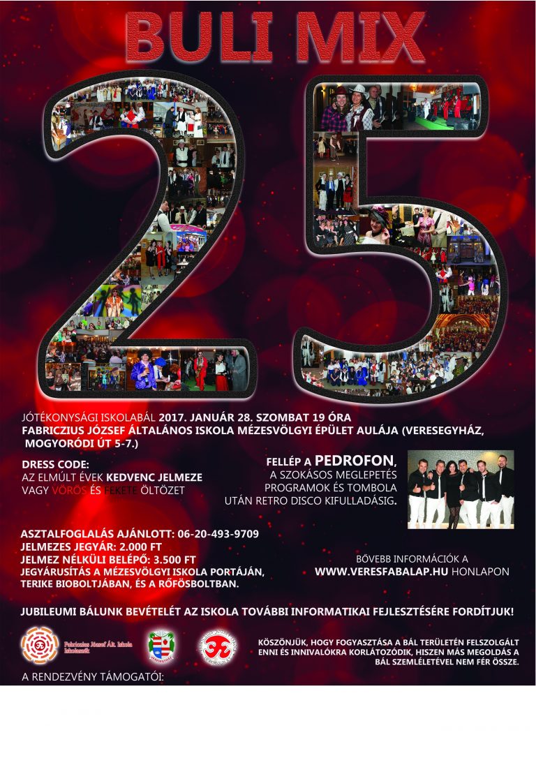 BULI MIX 25 plakát | Fabriczius Alapítvány